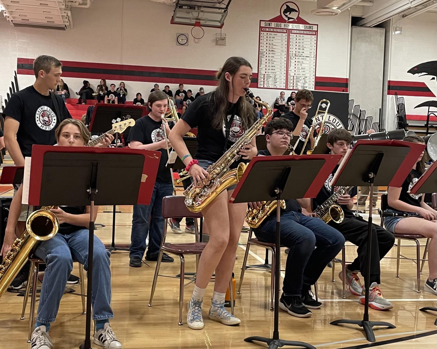SLHS Pops Concert 2022 – Shark Scene